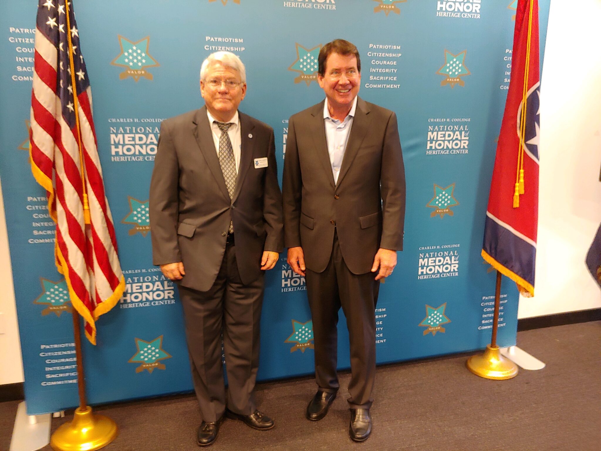 Senator Bill Hagerty Visits Heritage Center - Medal of Honor